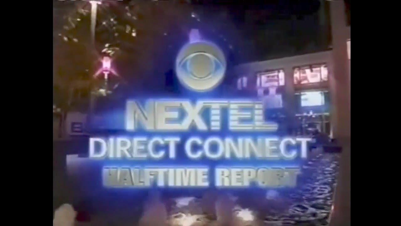 NFL/CBS: Nextel Direct Connect Halftime Report (2000-2002) Opening ...