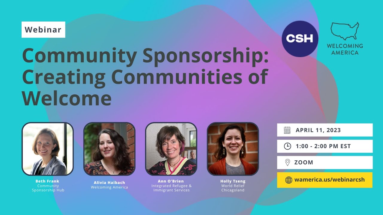 Community Sponsorship: Creating Communities of Welcome - YouTube