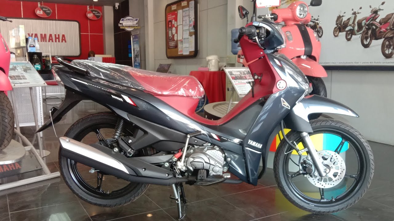 ยามาฮ่า ฟินน์115i ล้อแม๊ก ตัวลองท๊อป สีเทา YAMAHA FINN 115i - YouTube