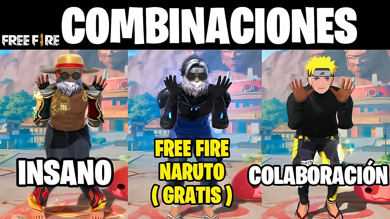 NUEVAS COMBINACIONES DE ROPA INSANAS QUE DEBES DE USAR EN FREE FIRE ...