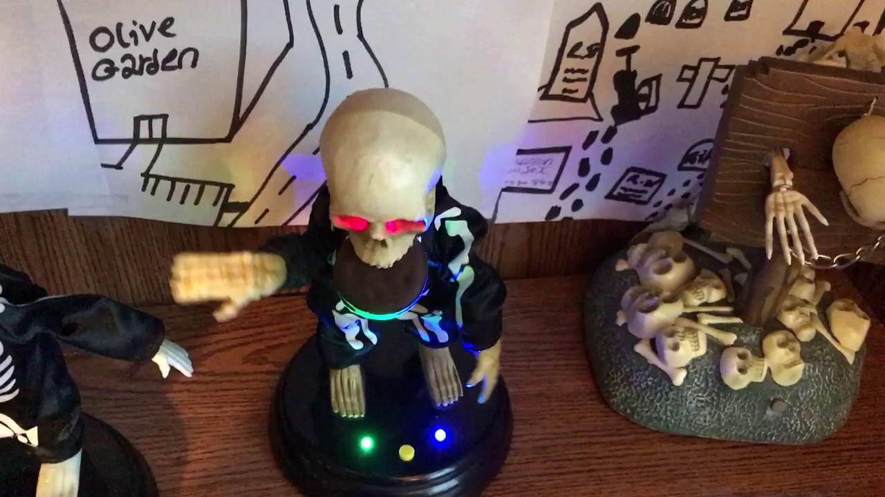 Gemmy Grave ravers LEGENDARY Thin mint Skeleton - YouTube