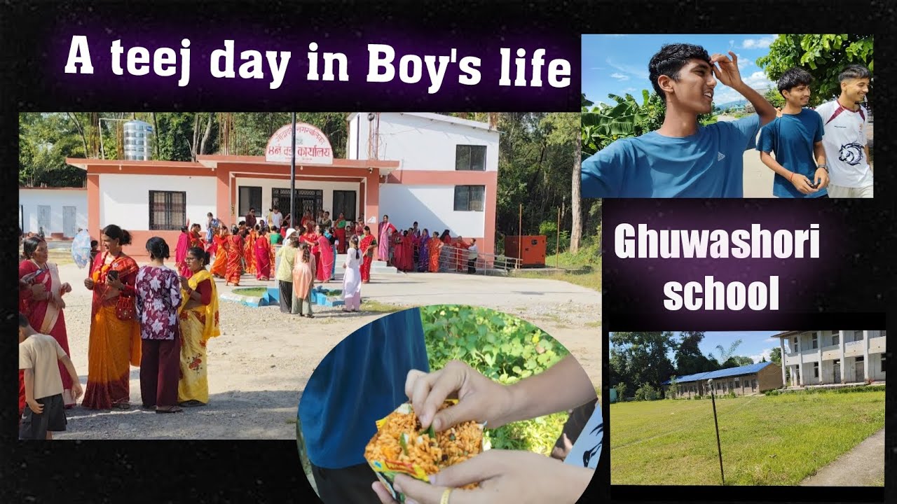 A random day in my life.//Ghum Gham//Teej 2082(2025)#umesh #volg#nepali ...