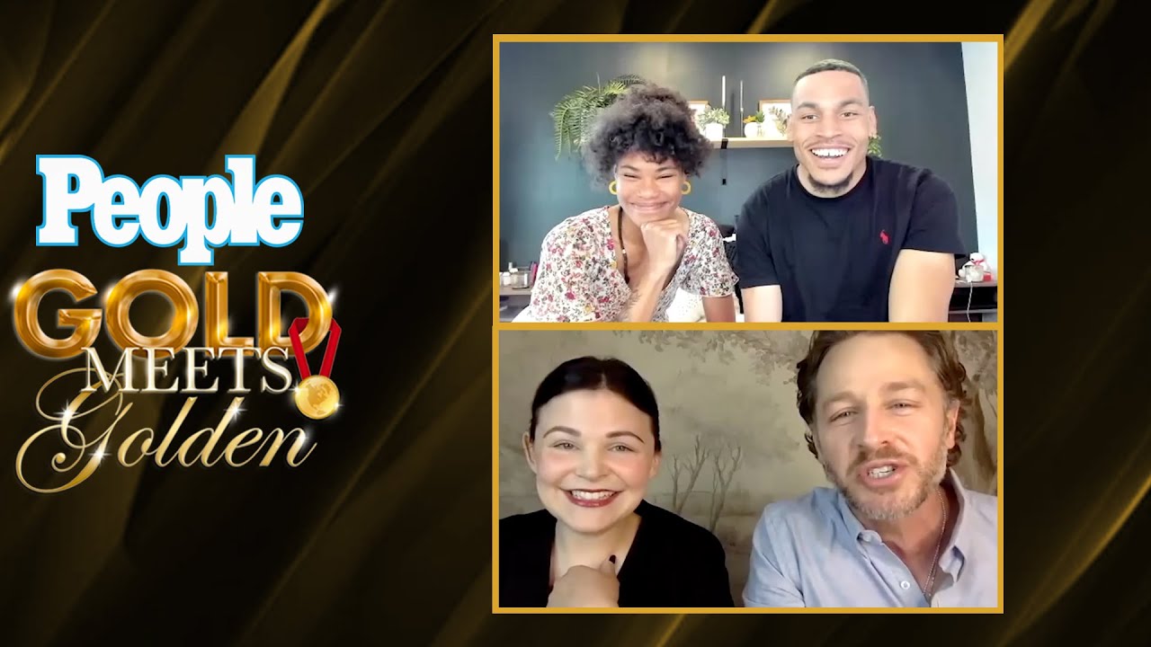 Ginnifer Goodwin & Josh Dallas Meet Roderick & Ty Butts-Townsend | Gold ...