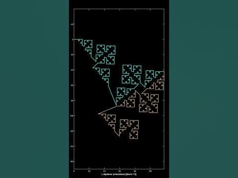 Another Vicsek fractal variant. #geometry #fractal #animation - YouTube