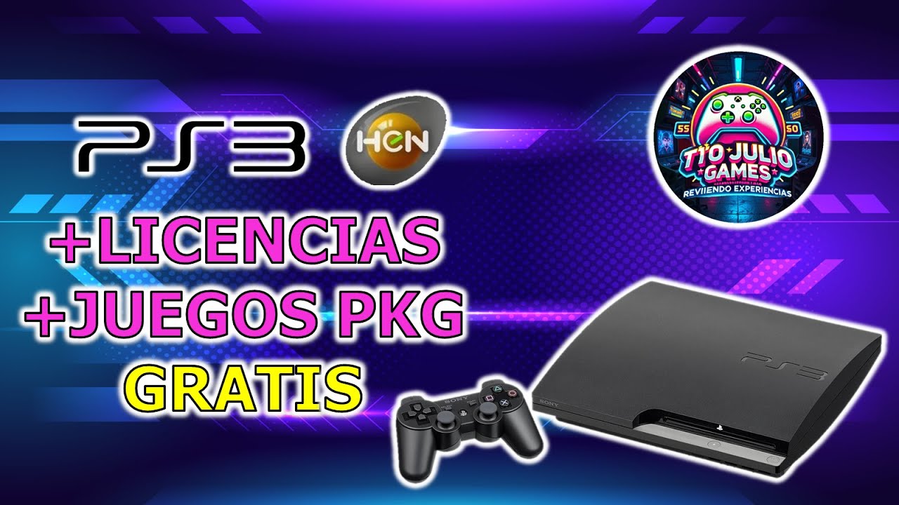 🎮 HEN en PS3 Cualquier Versión | Licencias 100% + Juegos PKG 🔥 - YouTube