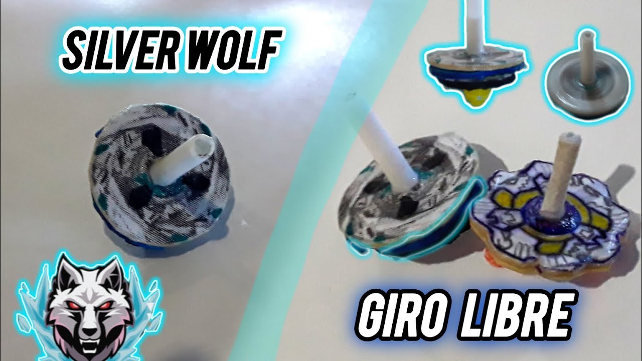 SILVER WOLF || BEYBLADE X || Tutorial de como crear un mini bey casero ...