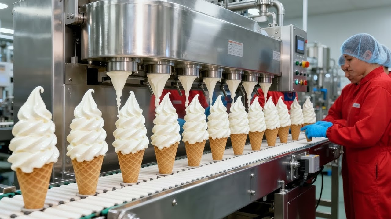 How Ice Cream Is REALLY Made - The Hidden Factory Process Exposed ...