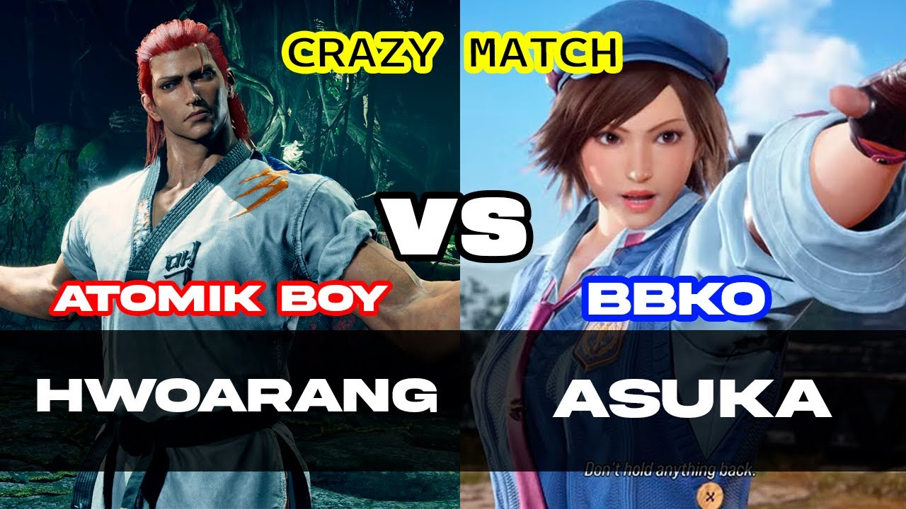 T8v 🇵🇪 🔥AtomikBoy (Hwoarang) vs BBKO (CRAZY Asuka)🔥 Tekken 8 Vertical ...