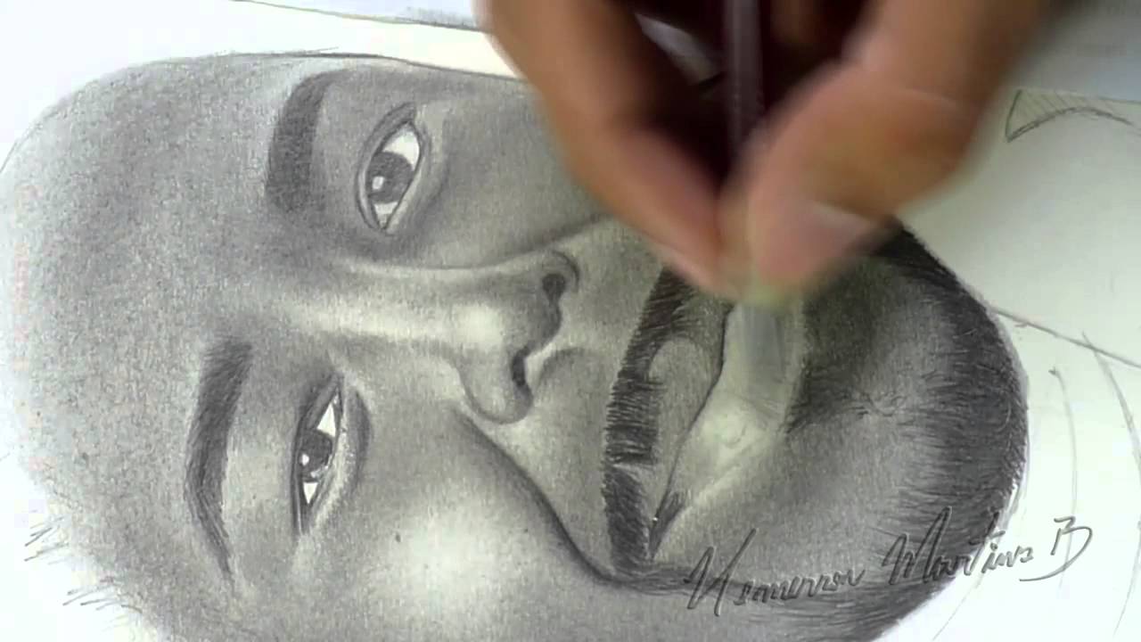 "BARRY WHITE" - Drawing - by Hemerson Martins - YouTube