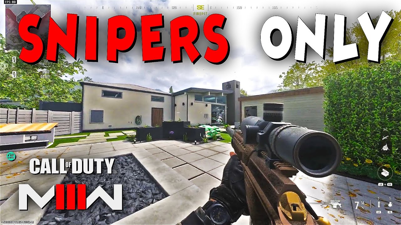 Mw3 "Free For All" Snipers ONLY! Custom Game - YouTube