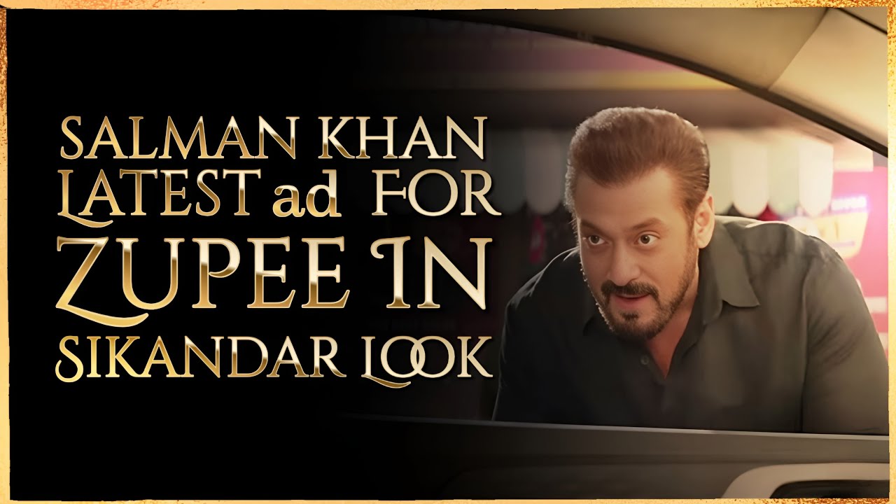 Salman Khan Latest Ad For Zupee In Sikandar Look🔥 - YouTube