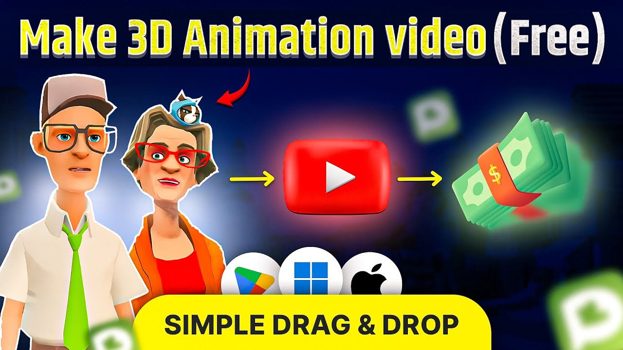 Create Animation Video in 5-Minute WITHOUT Any Skills! - For Free - YouTube