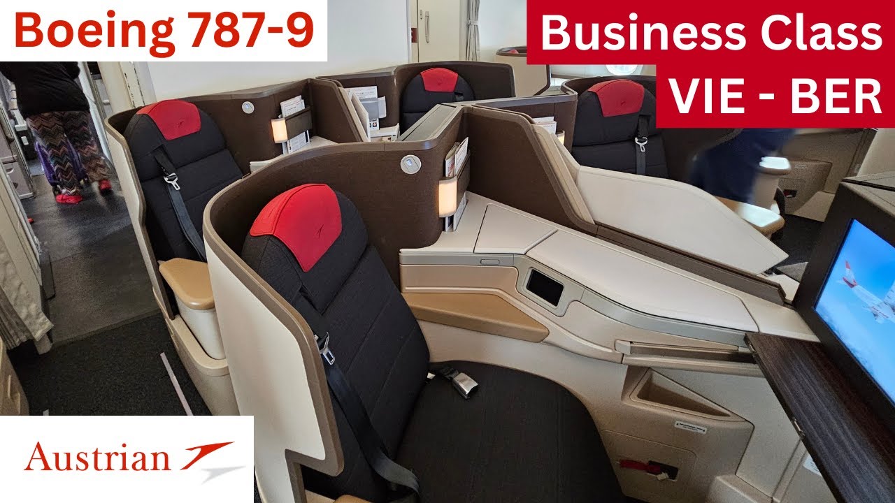 EN | BRANDNEW | Austrian Airlines Boeing 787-9 Business Class Tripreport - YouTube