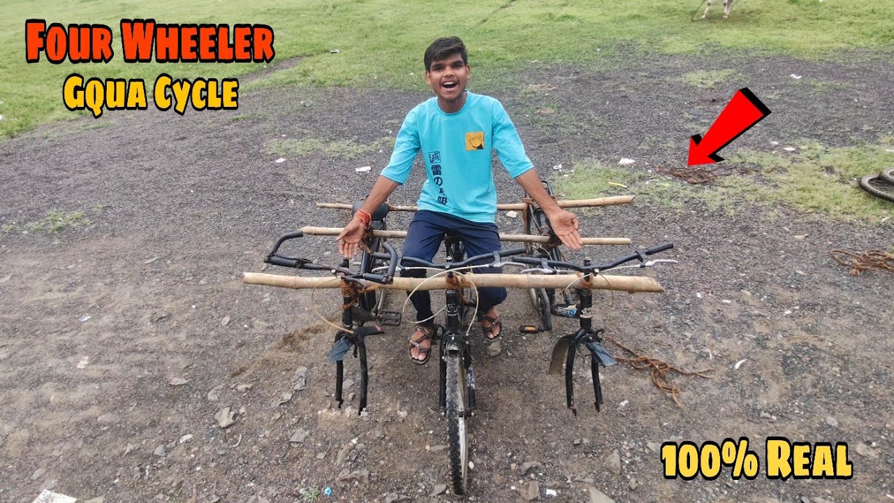 We Made 4 Wheeler Quad-Cycle | Will It Survive? 🤔 - YouTube