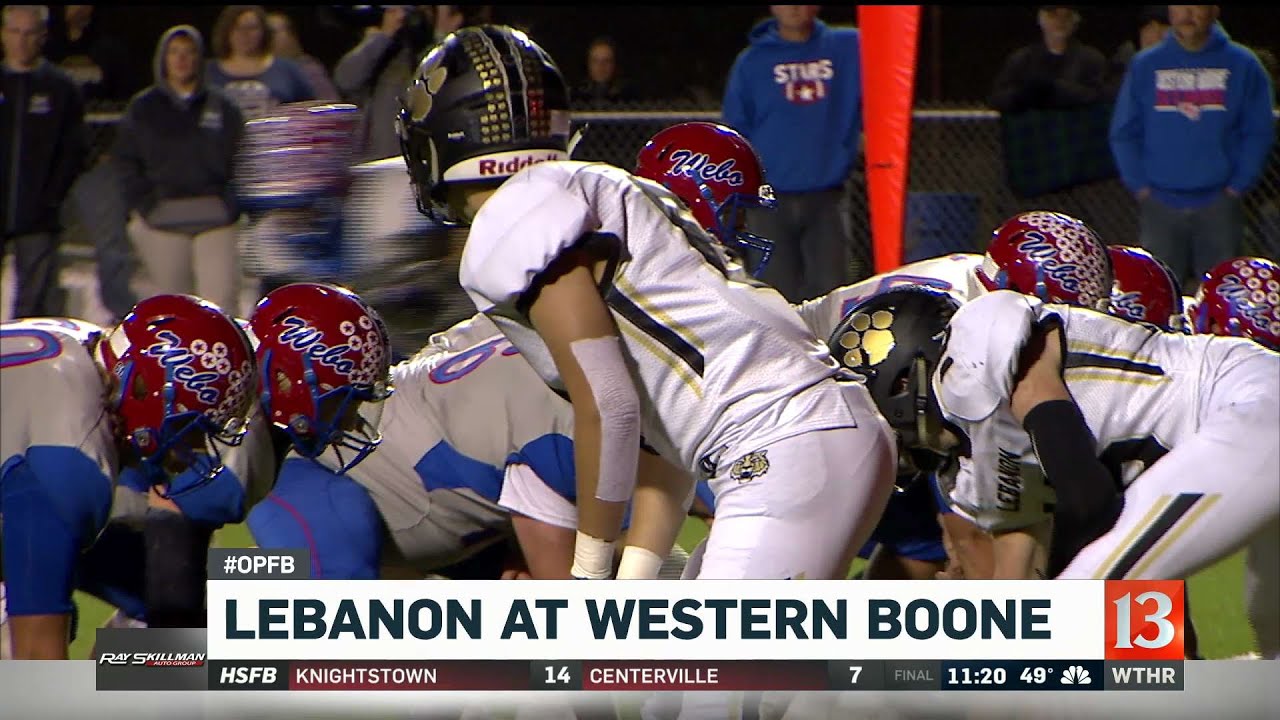 Western Boone 27, Lebanon 7 - YouTube