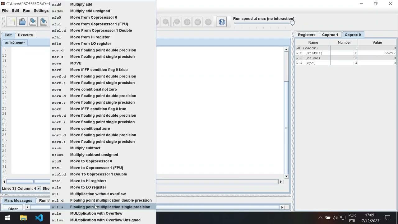 Programação Assembly MIPS: Operações Matemáticas em Nível de Baixo ...