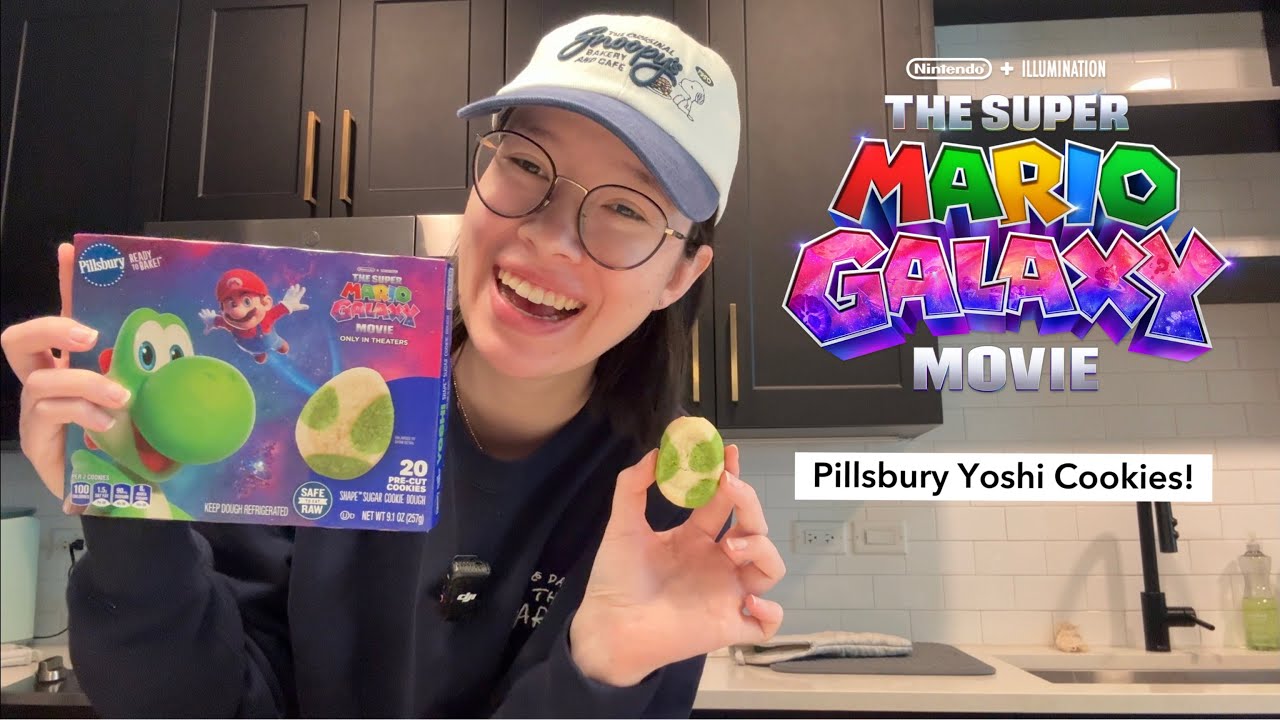 NEW PILLSBURY YOSHI COOKIES - Let's Buy & Try! - YouTube