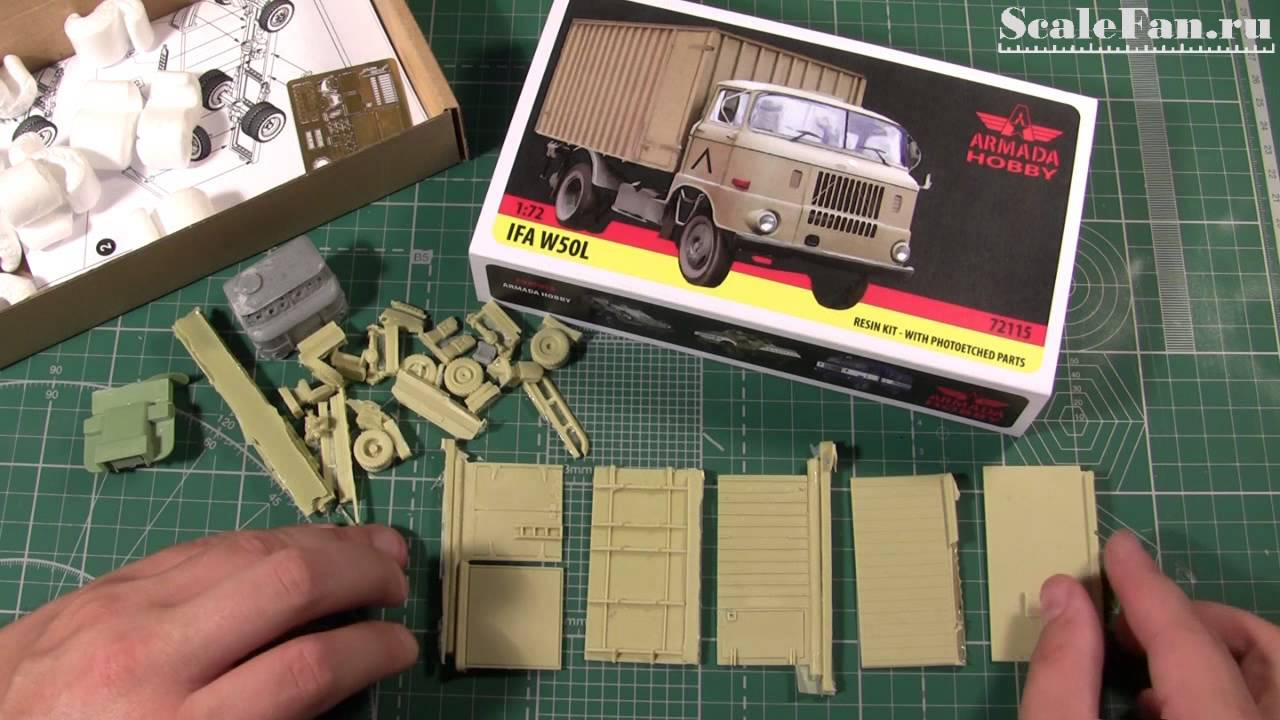 ARMADA HOBBY IFA W50L scale model 1/72 - YouTube