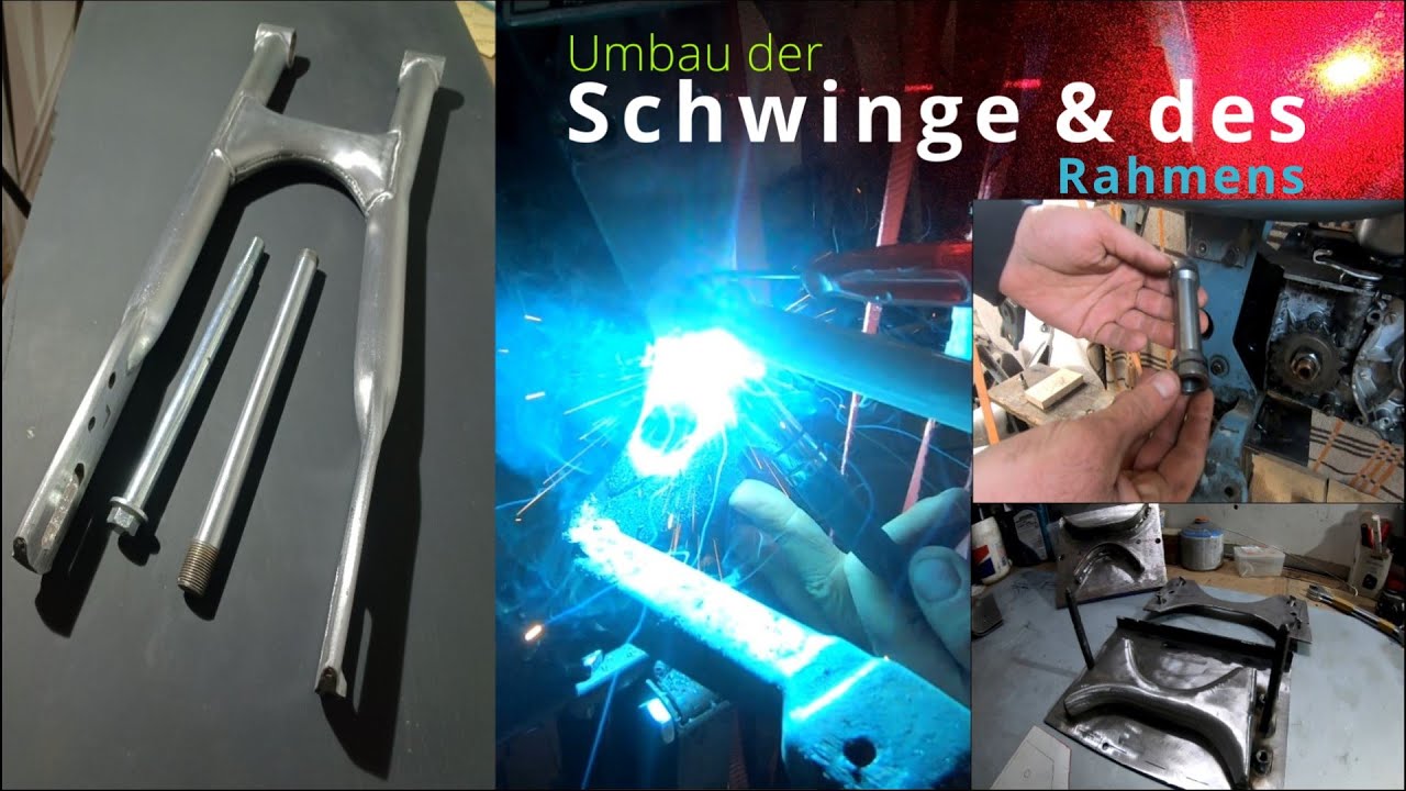 Tuning Schwalbe 120Kmh 20PS+ Build off vol.4 Eigenbau Schwinge & Rahmen ...