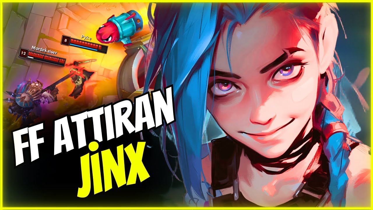 ADC Jinx oynadık rakibe FF Attırdık // Jinx ve Lulu gerçekten Güçlü ...