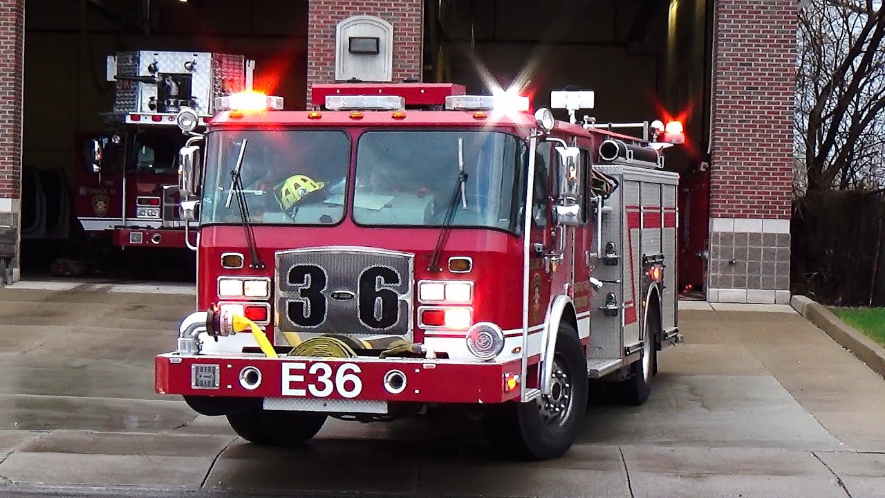 Buffalo Fire - Engine 36 responding from quarters - YouTube