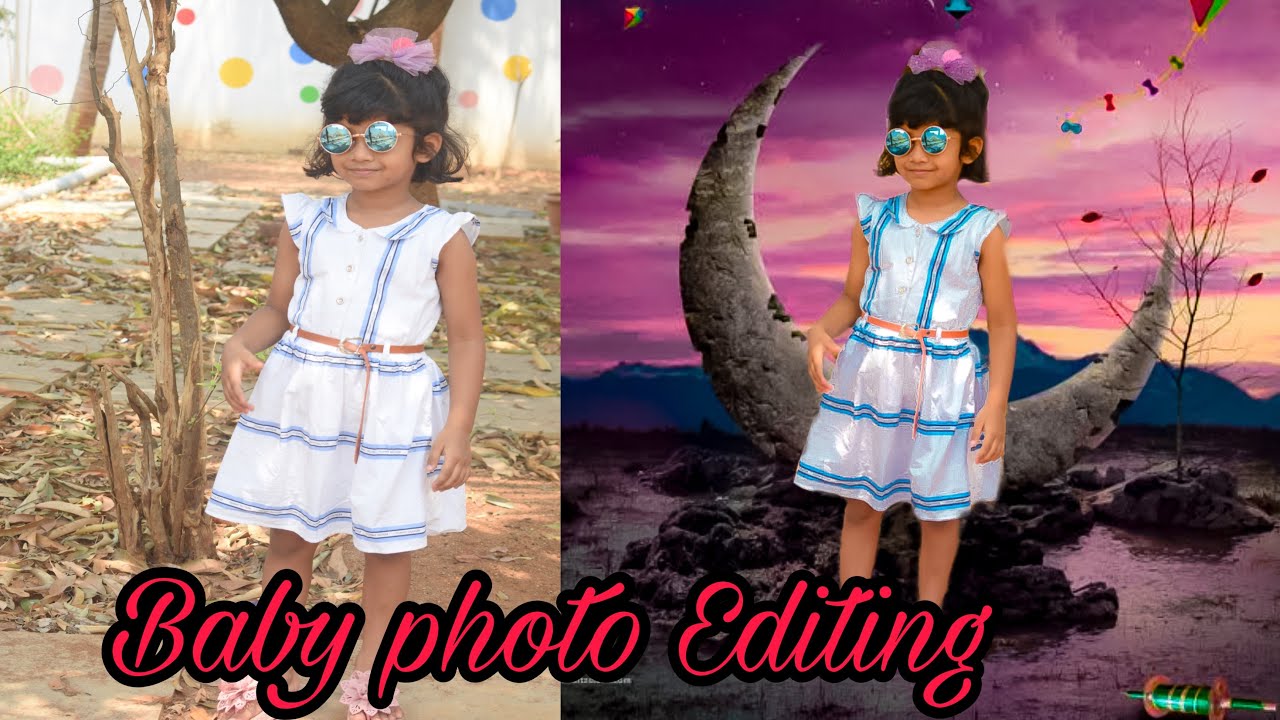 How to edit photo in Picsart ! Baby Photoshoot Editing | How to change ...