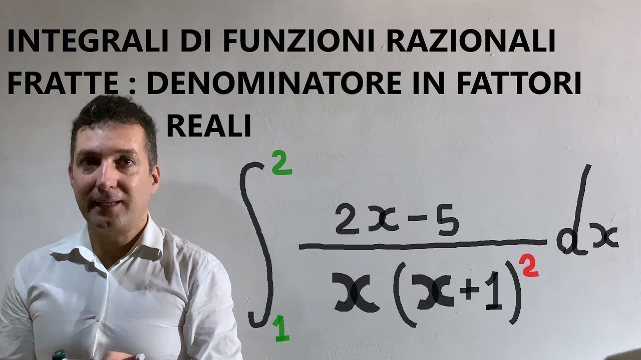 Integrale di funzione razionale fratta.Metodo di integrazione dei ...
