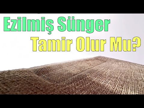 Çökmüş Minder Tamiri. Ezilmiş Koltuk, Kanepe Süngeri Tamir Olur Mu?