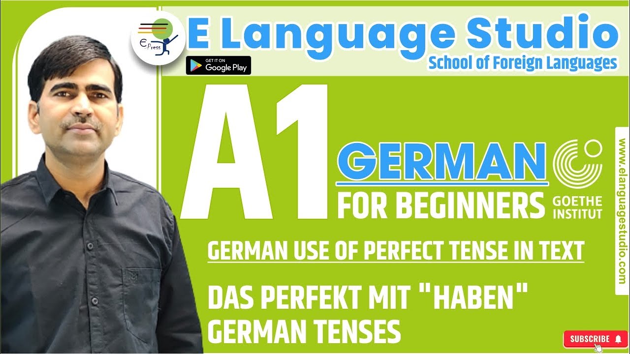 German use of perfect tense in text | Das Perfekt mit "haben" | German ...
