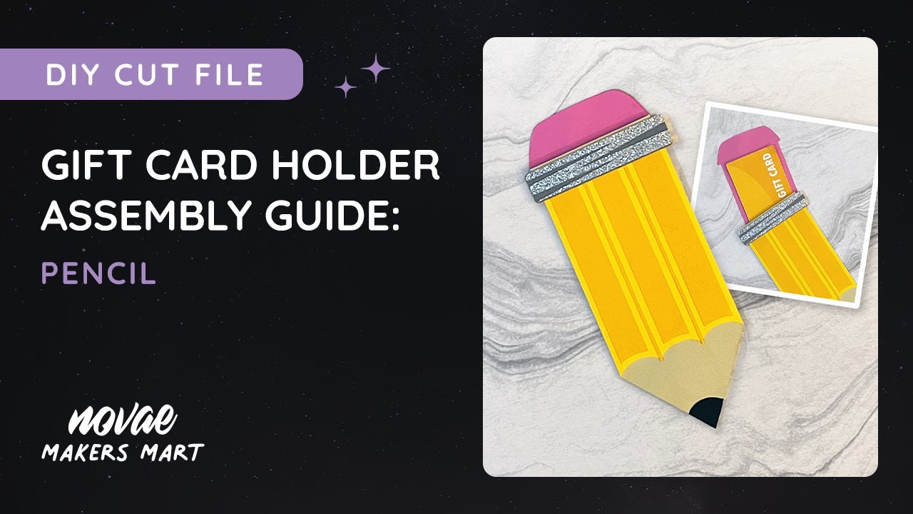 DIY Teacher Appreciation Gift Card Holder | Pencil Gift Card Holder ...