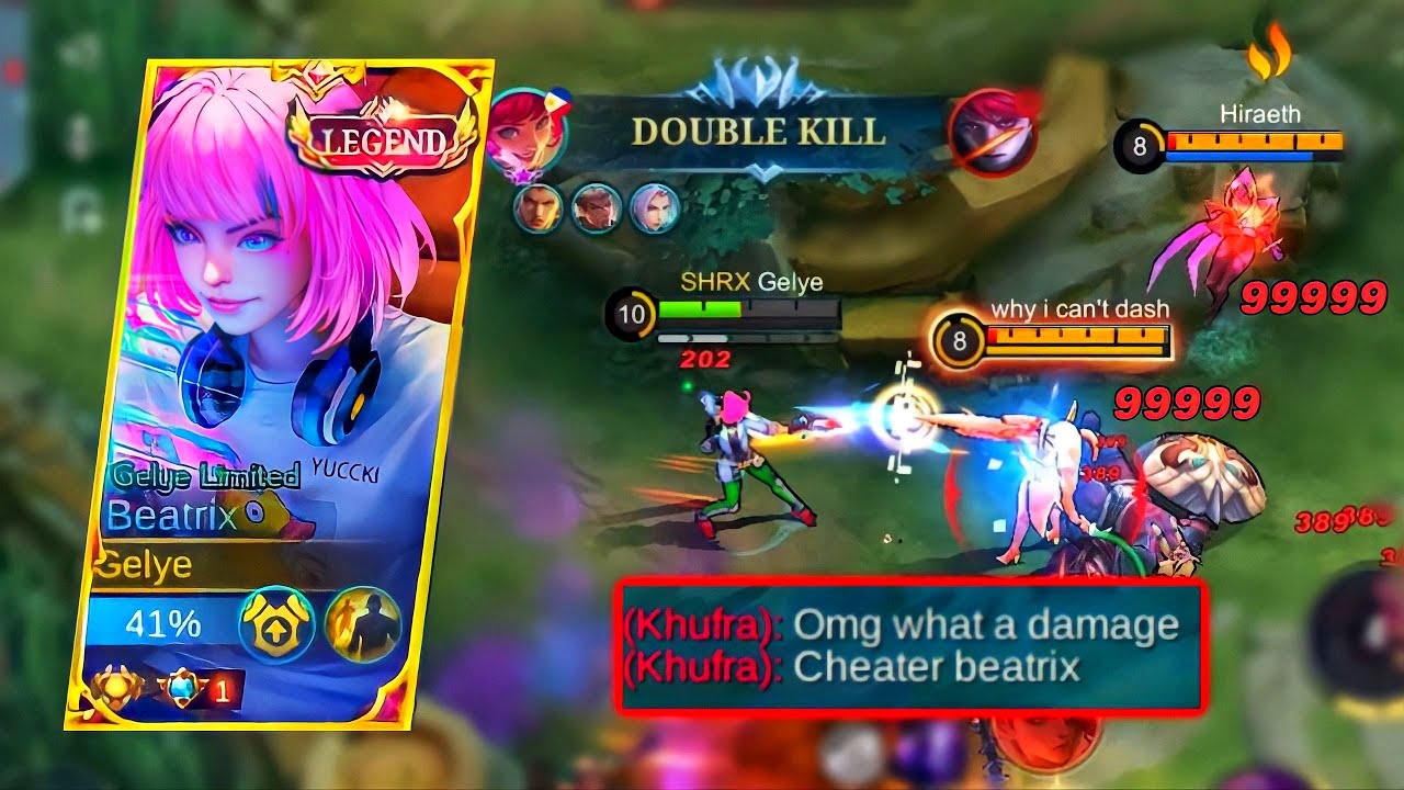 GELYE BEATRIX BRUTAL DAMAGE BUILD!! BEST ON SOLO RANK GAME - YouTube