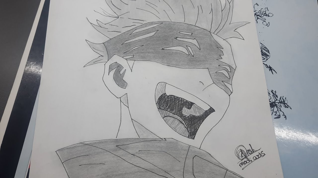 SATURO GOJO SHADING TIMELAPSE - YouTube