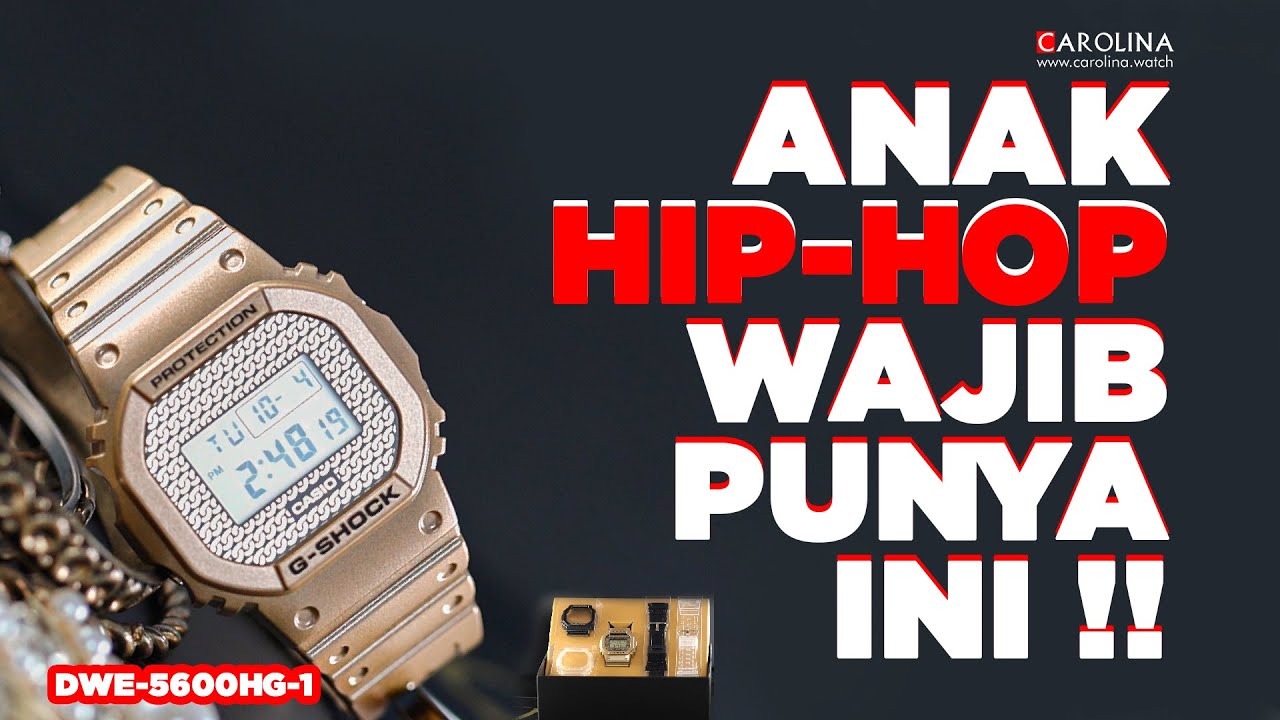 REVIEW & UNBOXING JAMTANGAN G-SHOCK TERBARU UNTUK ANAK HIP-HOP II DWE - 5600HG - 1A - YouTube