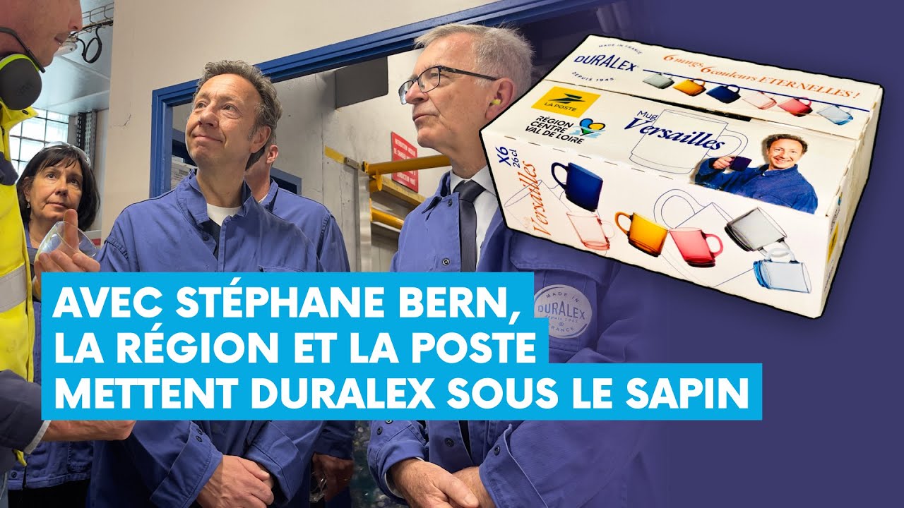 🥛🎁🎄 Avec Stéphane Bern, la Région et La Poste mettent Duralex sous le ...