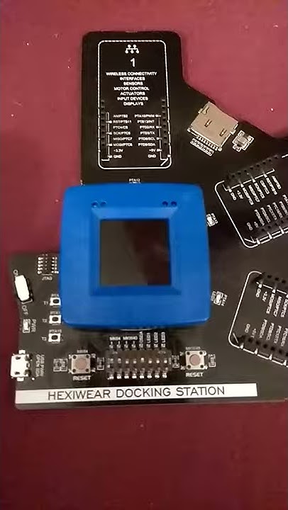 rIoTwear mbed LCD example - YouTube