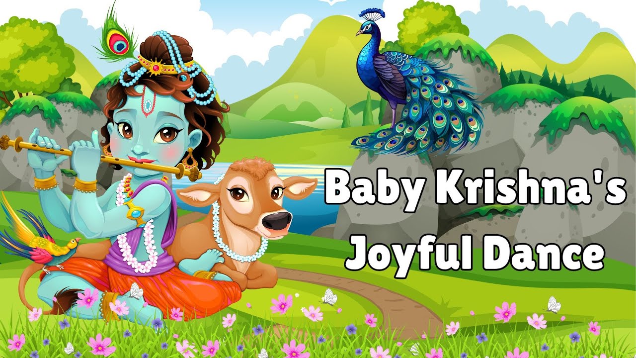"Baby Krishna's Joyful Dance - Fun & Engaging Song for Kids!" - YouTube