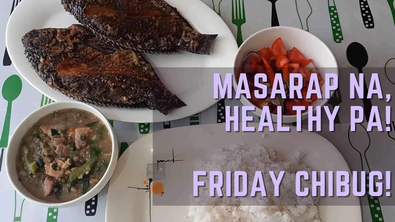 Ginisang Balatong (Monggo) with Ampalaya at Pritong Tilapia || Extra ...