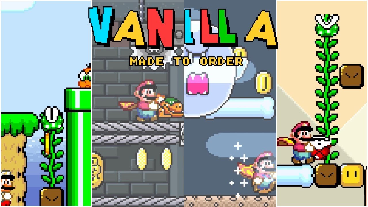 Vanilla: Made to Order | Super Mario World ROM Hack (スーパーマリオワールド) - YouTube