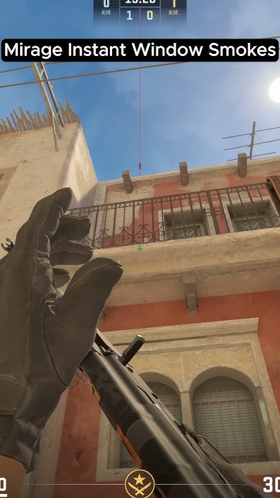 Mirage instant Window Smokes #csgo #mirage #counterstrike #gaming - YouTube
