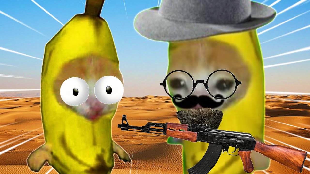 BANANA CAT 🍌🐱 HAPPY AND 😿 CRY ( 2 MINUTES ) Part 4 - YouTube