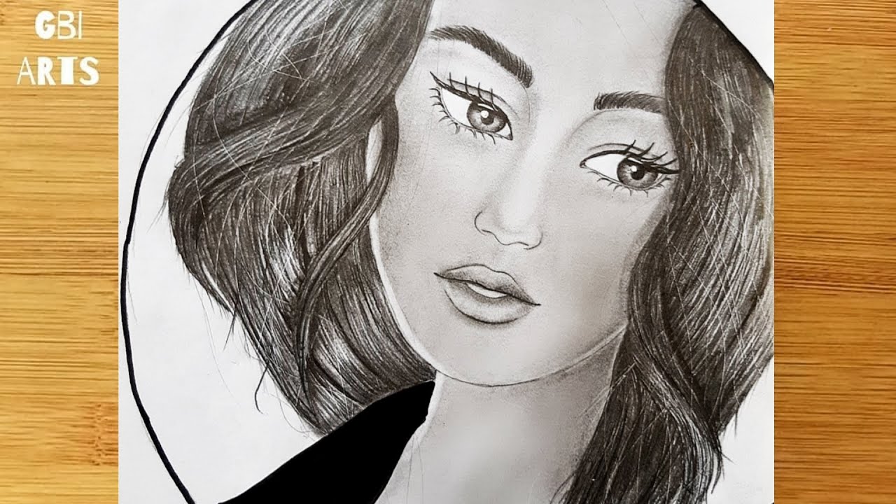 How to draw a Girl - YouTube