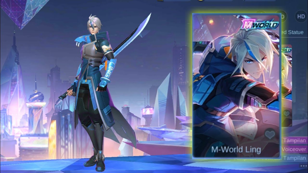 New Skin Ling M-World Preview | MLBB - YouTube