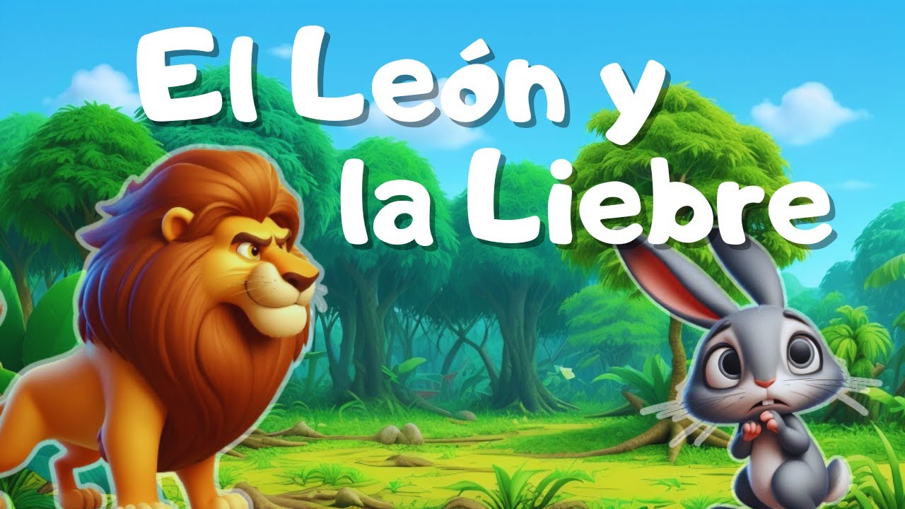 El LEÓN y la LIEBRE 🦁🐰 | LECCIONES de ORGULLO y ASTUCIA 🌟 - YouTube