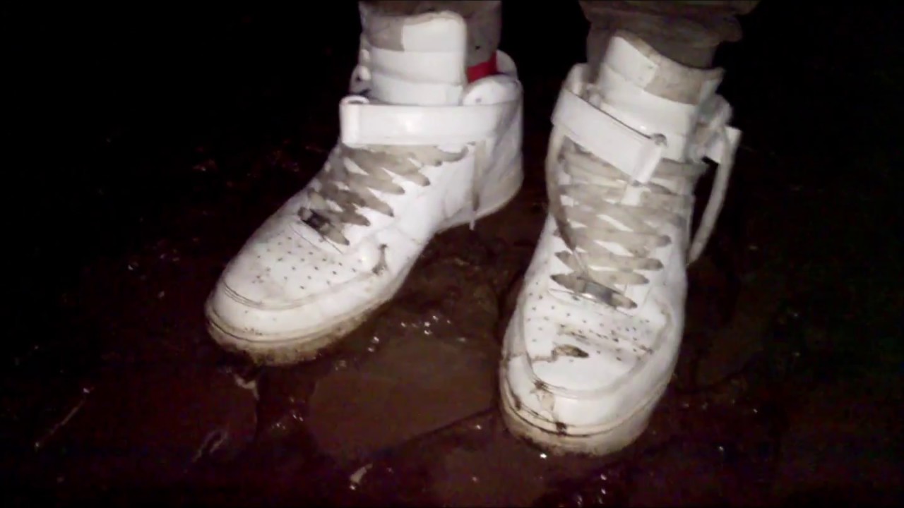 Muddy Nike Air Force 1 - YouTube