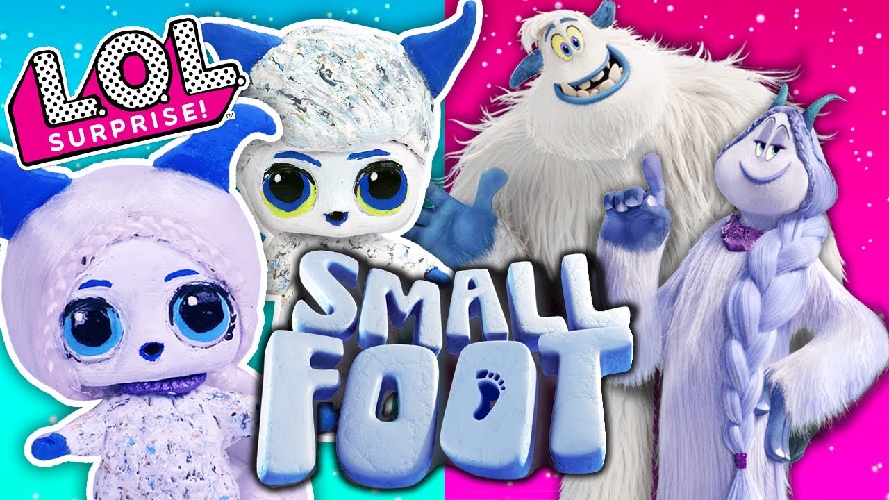 ️ MIGO & MEECHIE from the SMALL FOOT Movie 👣 with LOL Surprise Dolls ...