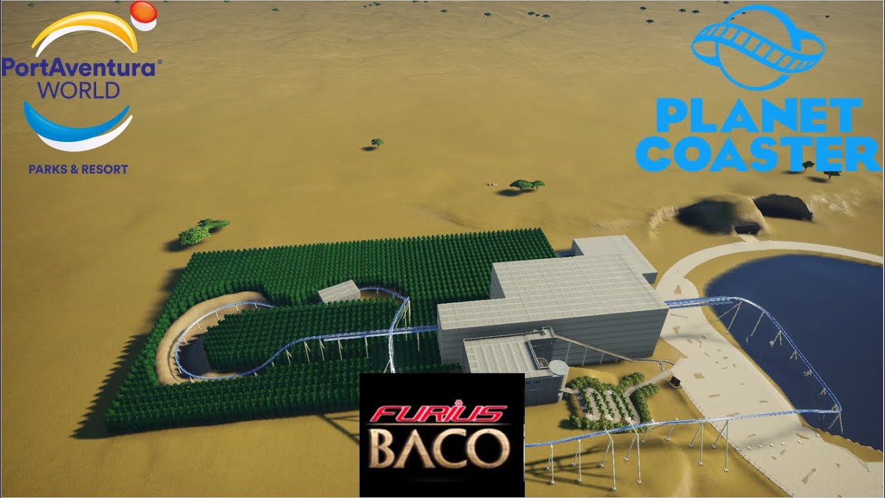 Building Portaventura In Planet Coaster Part 4: Furius Baco Finishing ...
