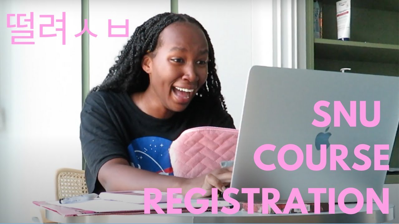 수강신청 브이로그 | SNU course registration almost took me OUT - YouTube