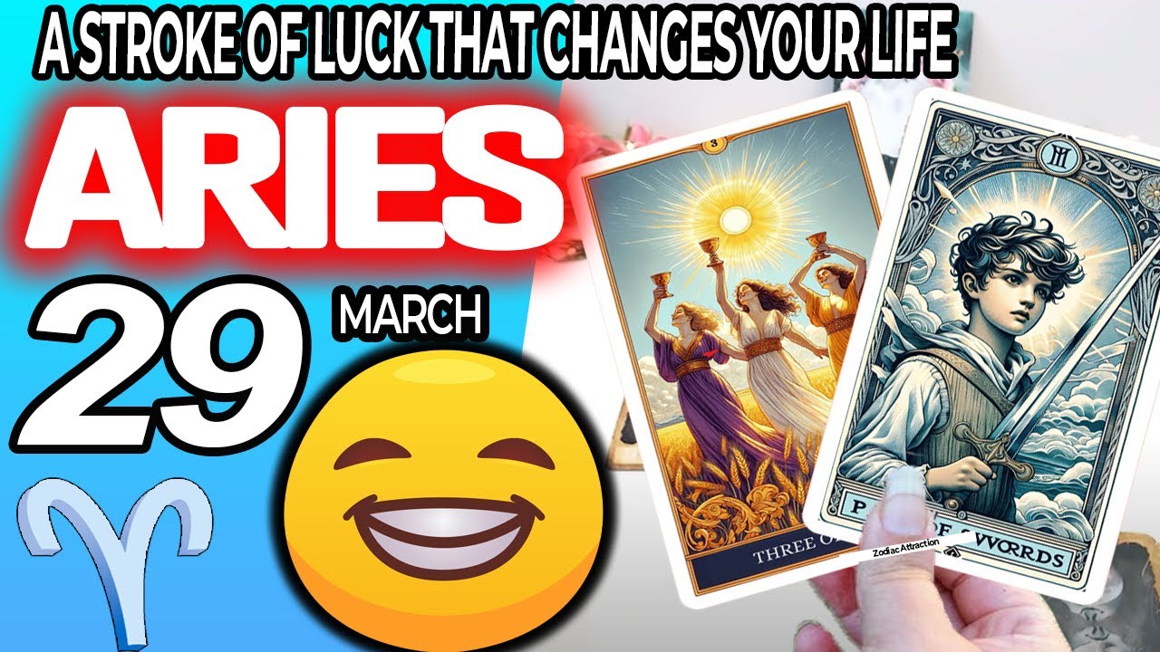 aries ♈️ 😁A STROKE OF LUCK 💚THAT CHANGES YOUR LIFE 💰 horoscope for ...