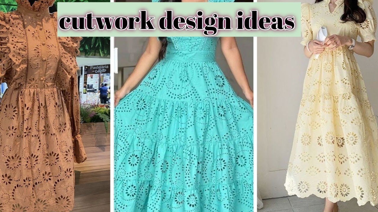 Cutwork design ideas || dress designing - YouTube