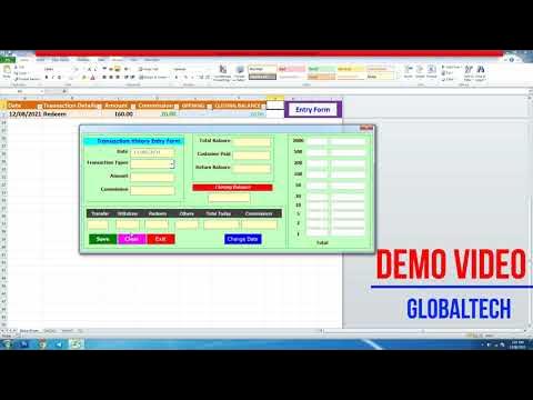 New Demo Income Transaction Details Userform VBA - YouTube